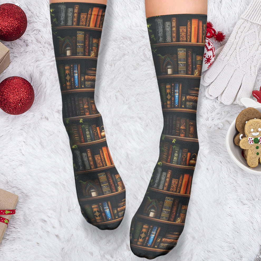 Shhh... I'm Reading - Personalized Crew Socks – Macorner