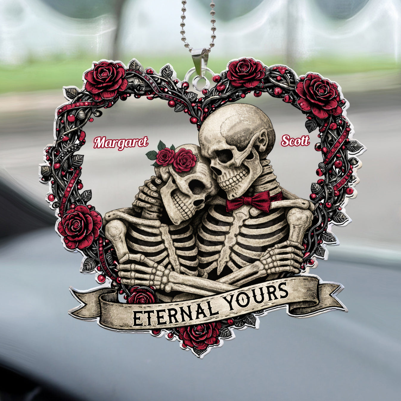 Skull Couple Spooky Skeleton Style ’Til Death Do Us Part - Personalized ...