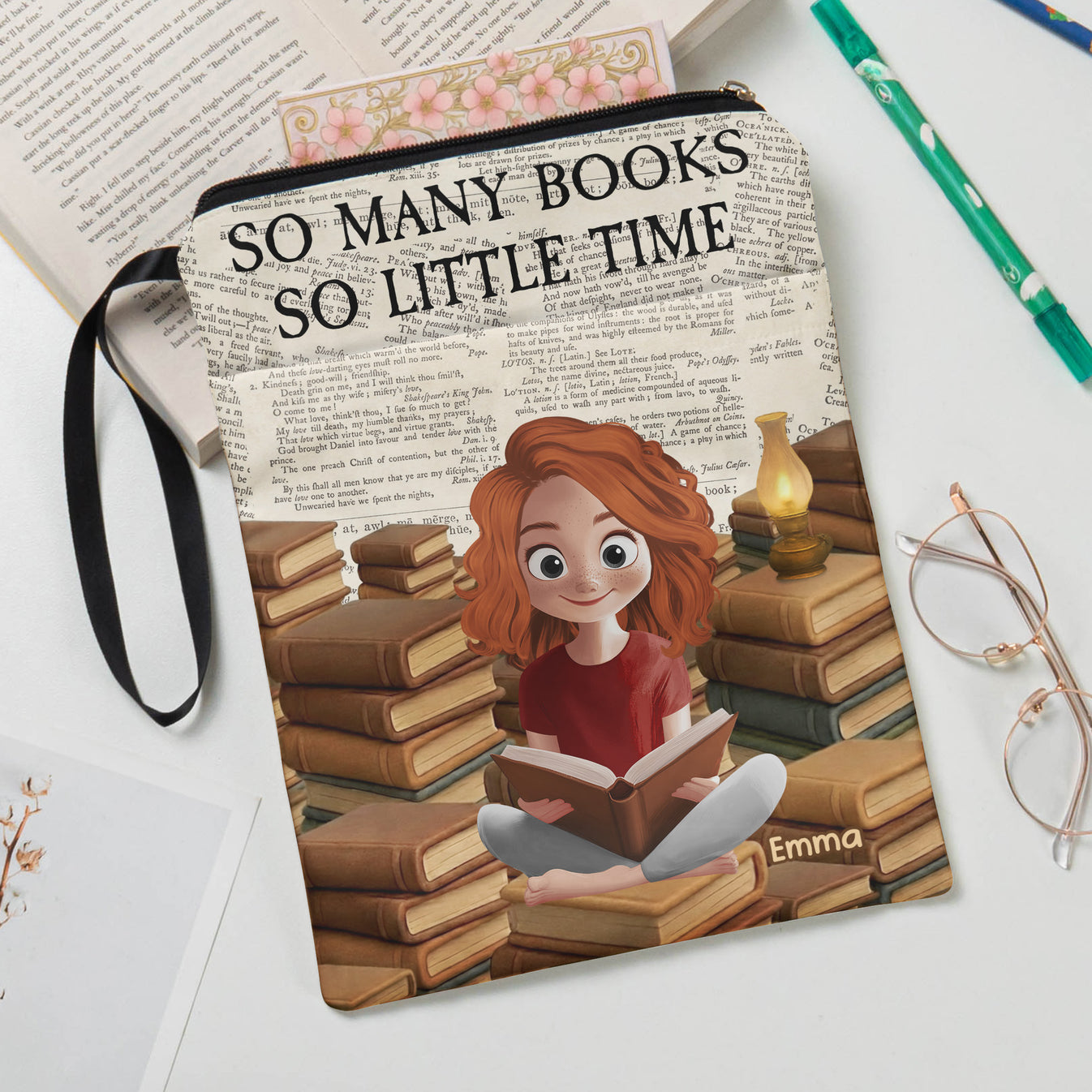 So Many Books So Little Time - Personalized Book Sleeve – Macorner