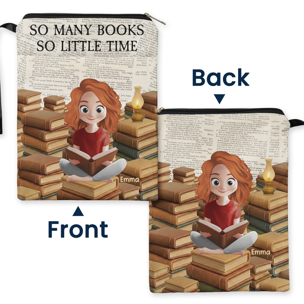 So Many Books So Little Time - Personalized Book Sleeve – Macorner