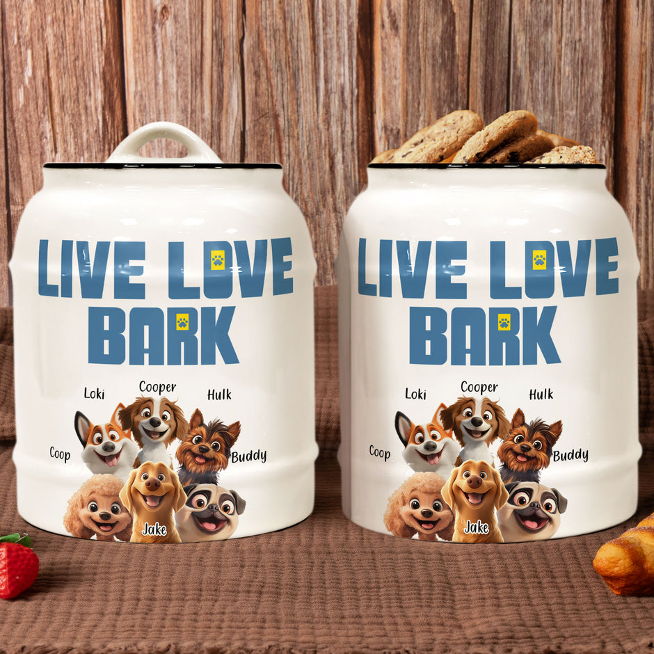 Spoiled Rotten Dog Treats - Personalized Cookie Jar – Macorner