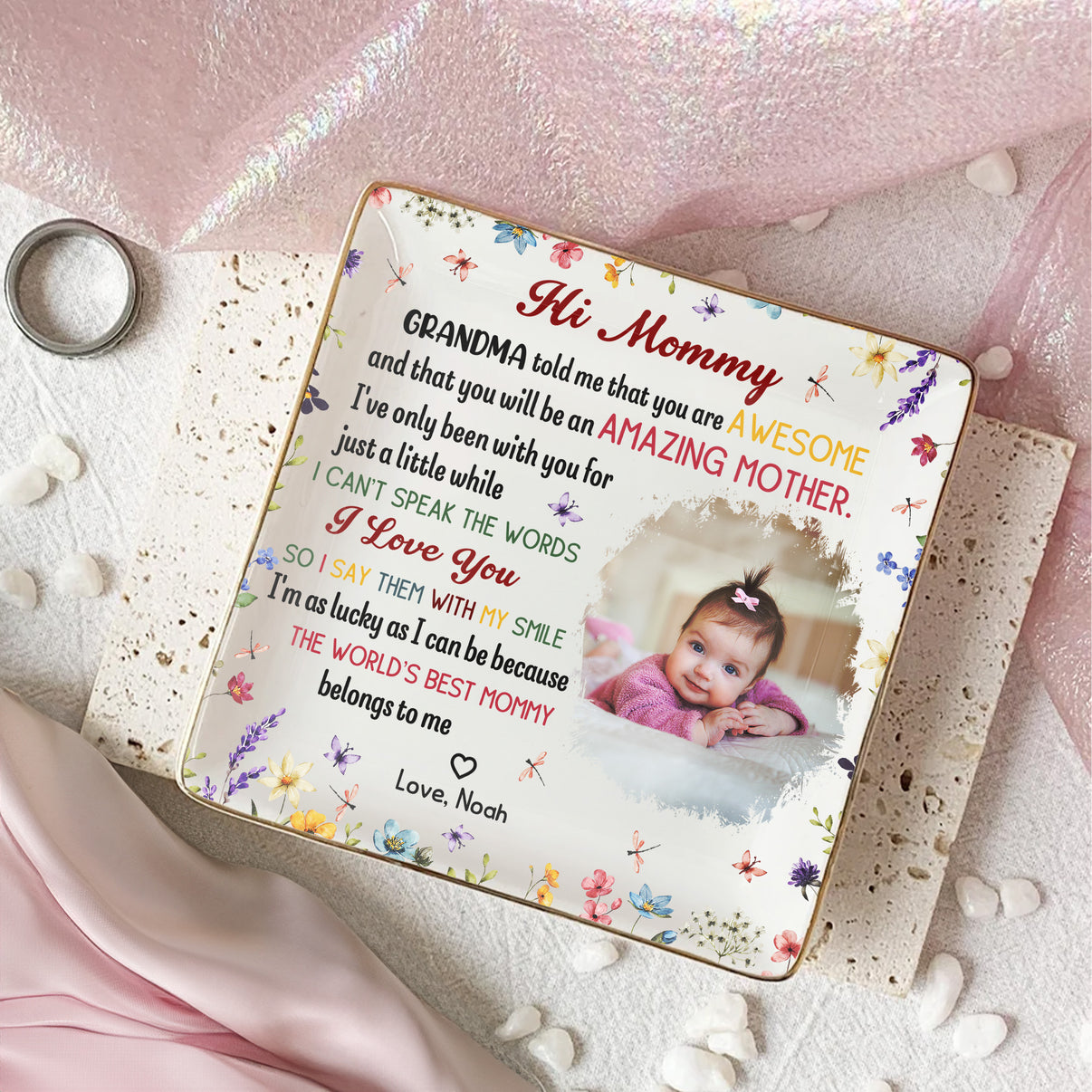 The Best Mommy Belongs To Me First Mom New Mom Gift - Personalized Pho ...