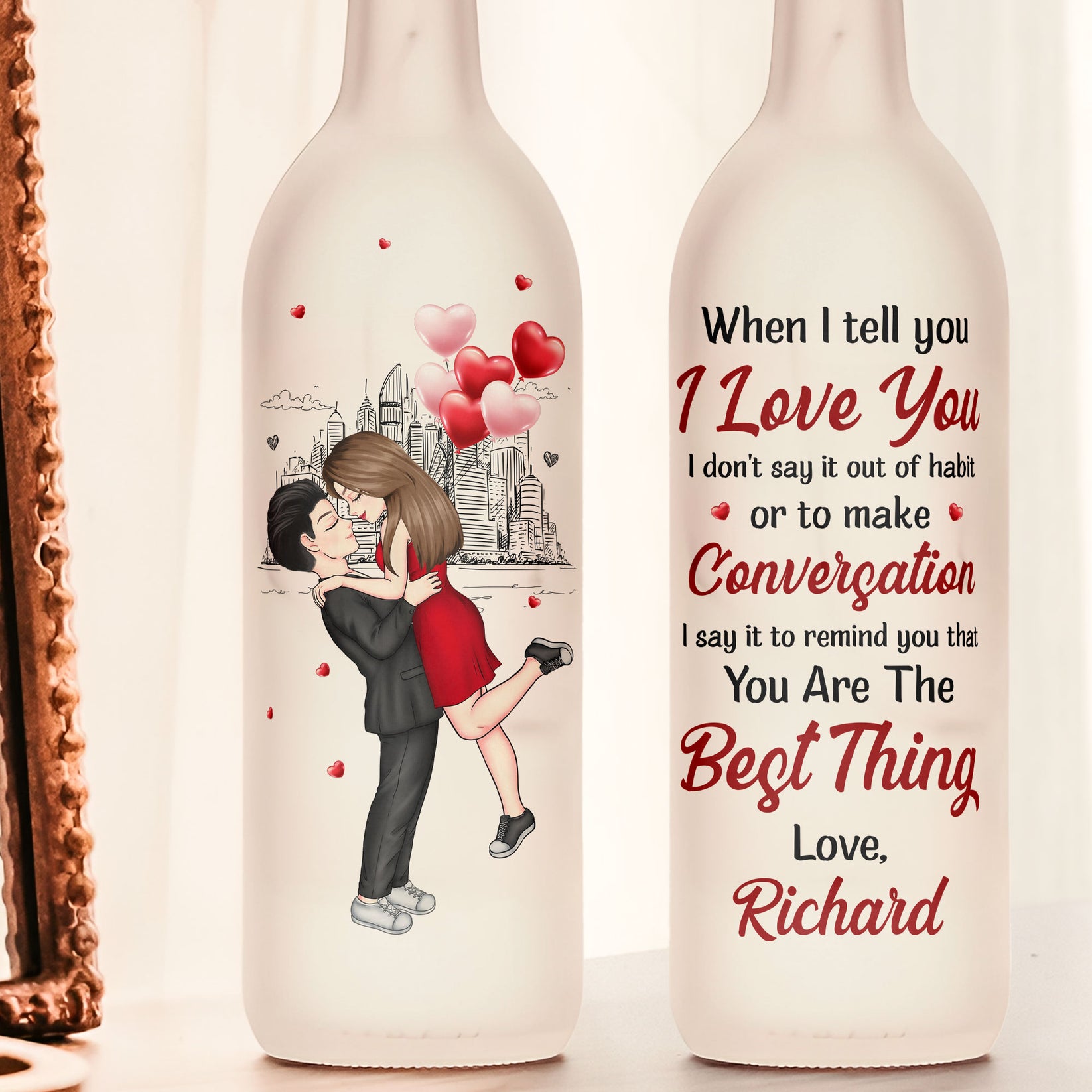 The Best Thing That Ever Happened To Me - Personalized Bottle Lamp ...