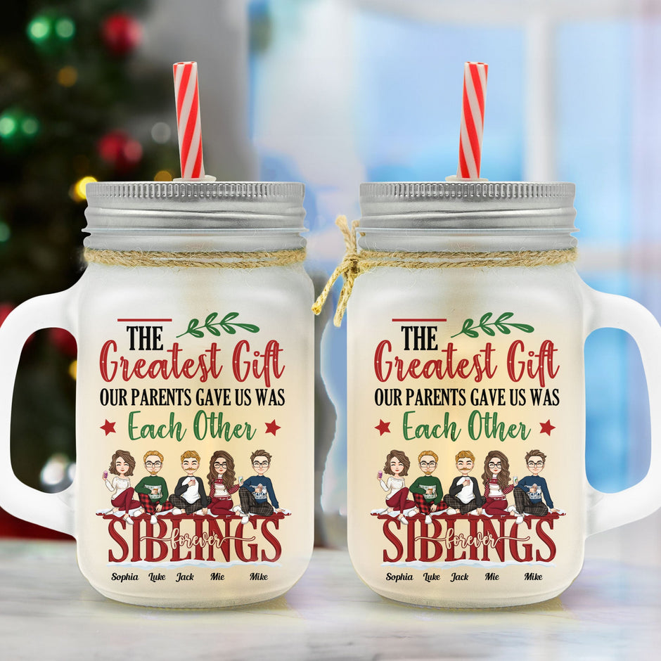 Mason Jar Cup With Straw – Macorner