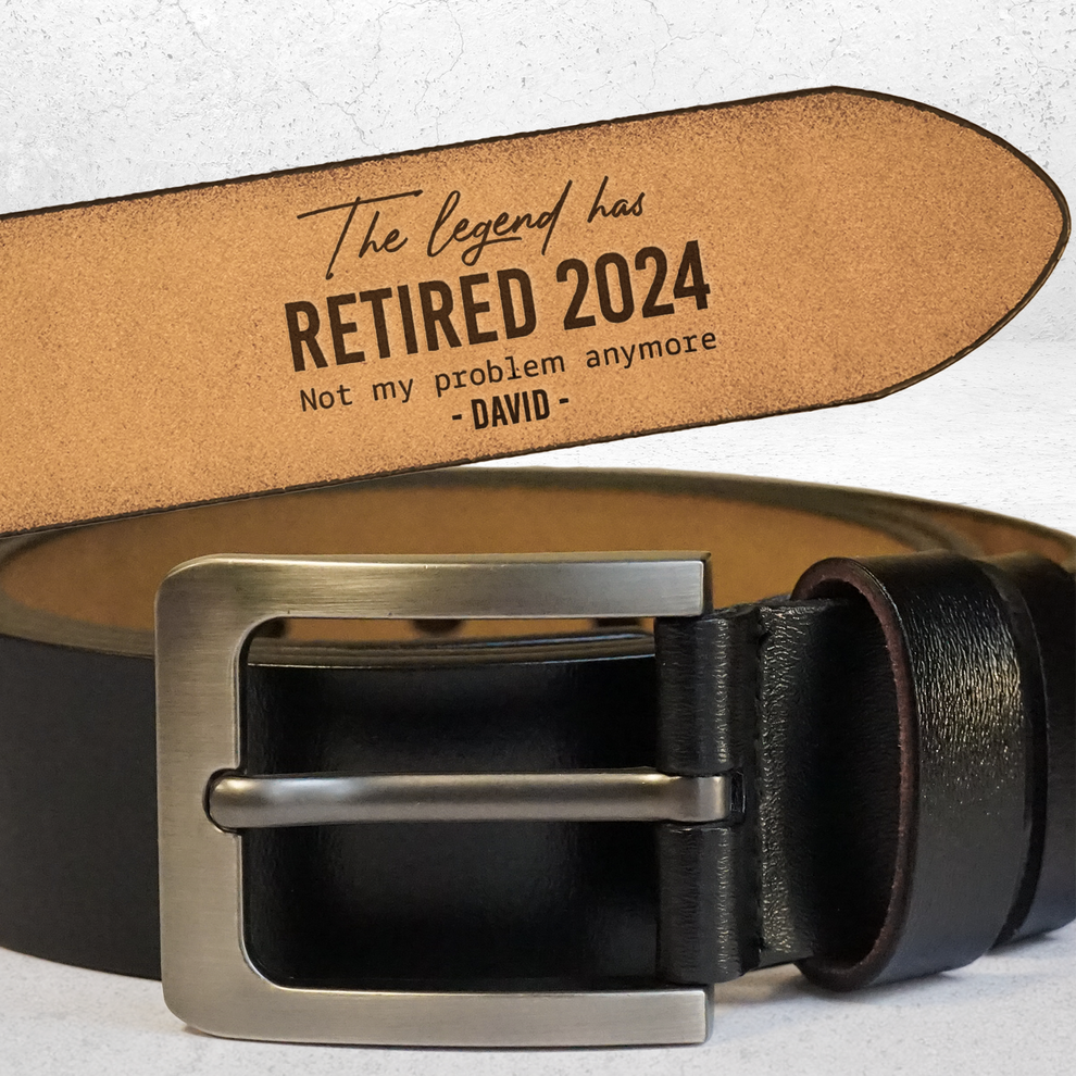 The Legend Has Retired Not My Problem Anymore - Personalized Engraved ...