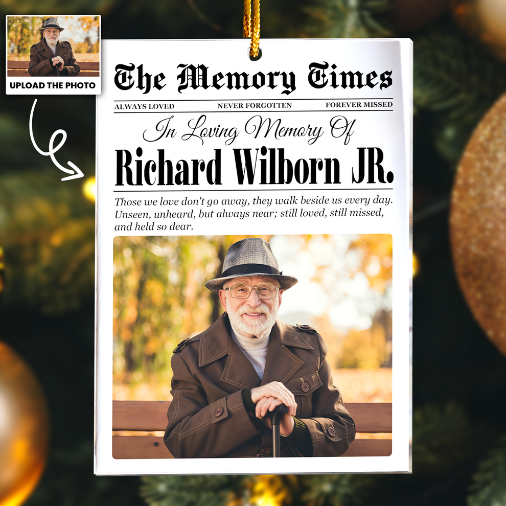 The Memory Times - In Loving Memory Of Mom, Dad, Family - Personalized ...