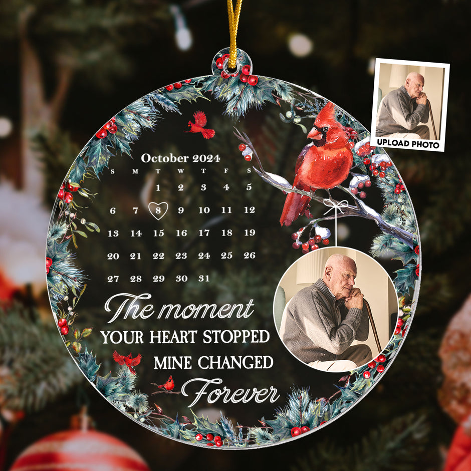 The Moment Your Heart Stopped Mine Changed Forever - Personalized ...