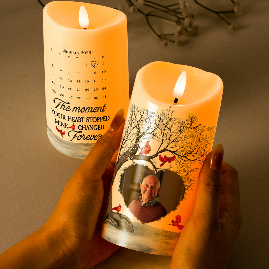 The Moment Your Heart Stopped Mine Changed Forever - Personalizes Photo ...