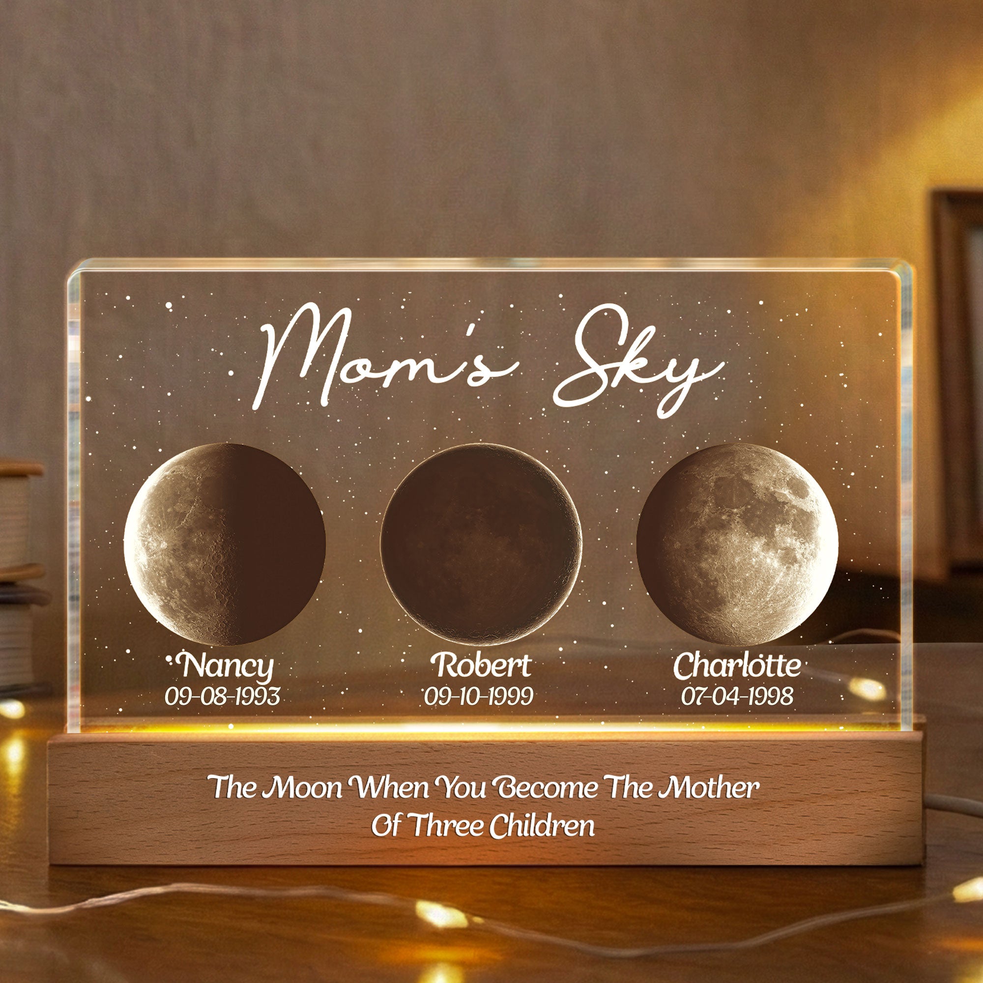 The Moon When You Become The Mother - Custom Moons Phase - Personalize ...