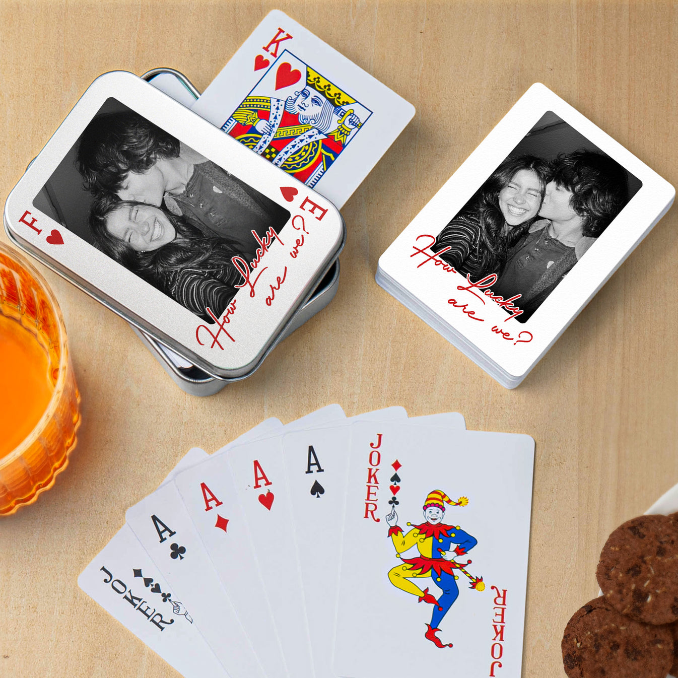 The Perfect Pair How Lucky Are We, Desk Game Night Idea For Couples ...