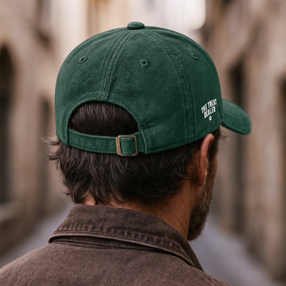 The Treat Dealer - Personalized Distressed Denim Cap – Macorner