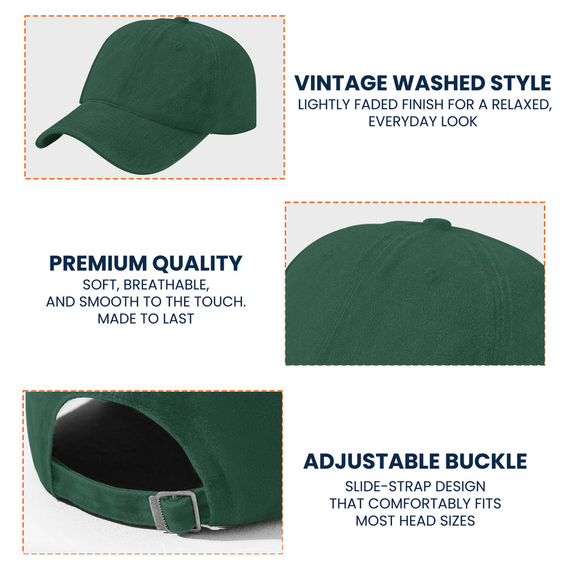 The Treat Dealer - Personalized Distressed Denim Cap – Macorner