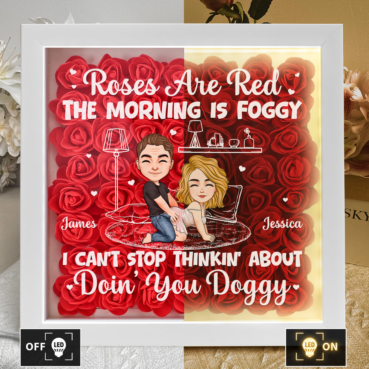 Thinkin' About Doin' You Doggy Valentine's Day Anniversary Gift ...