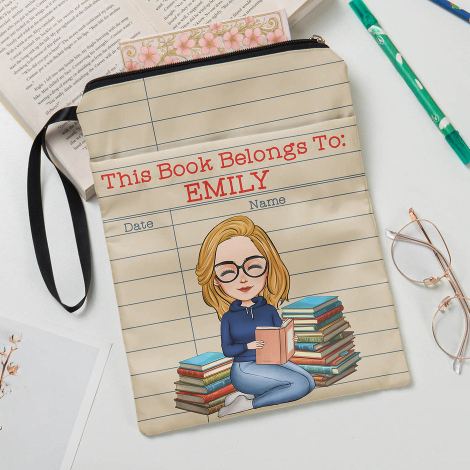 This Book Belongs To - Personalized Book Sleeve – Macorner