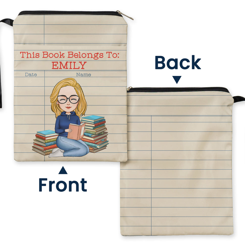 This Book Belongs To - Personalized Book Sleeve – Macorner