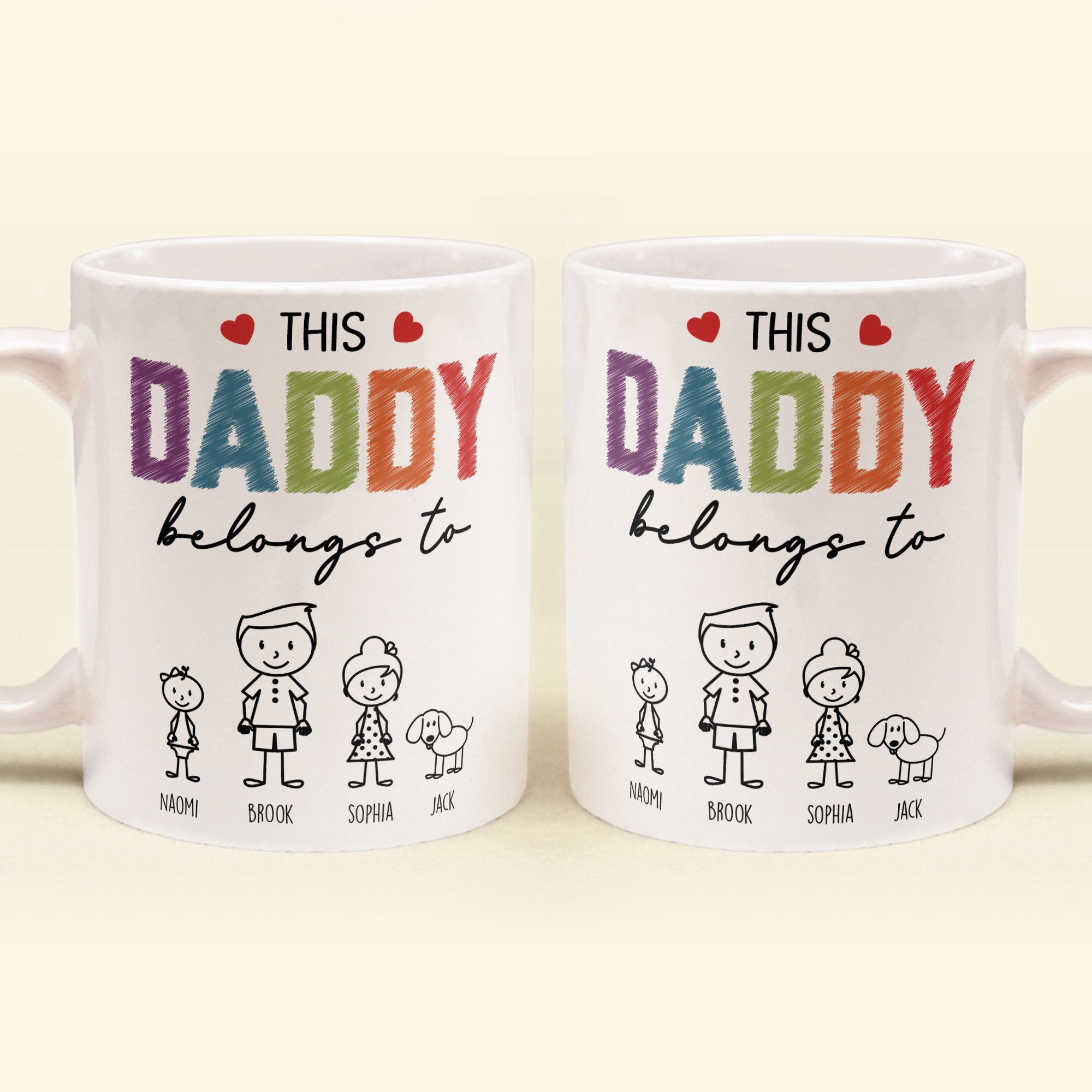 This Daddy Belongs To - Personalized Mug – Macorner