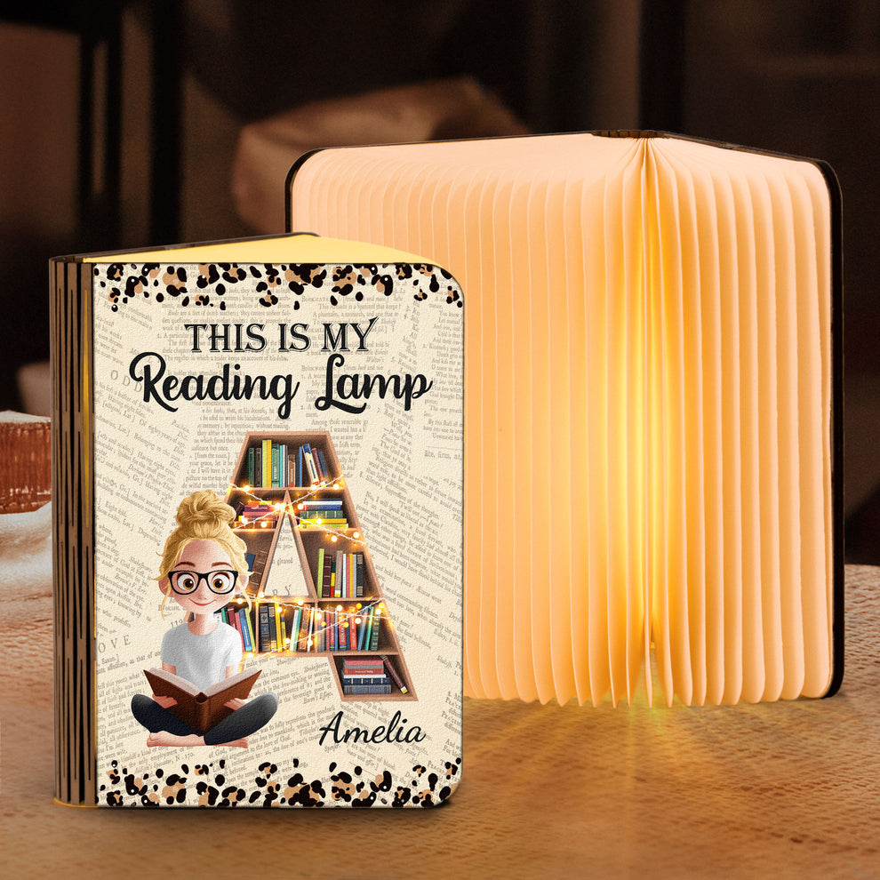 This Is My Reading Lamp - Personalized Book Lamp – Macorner