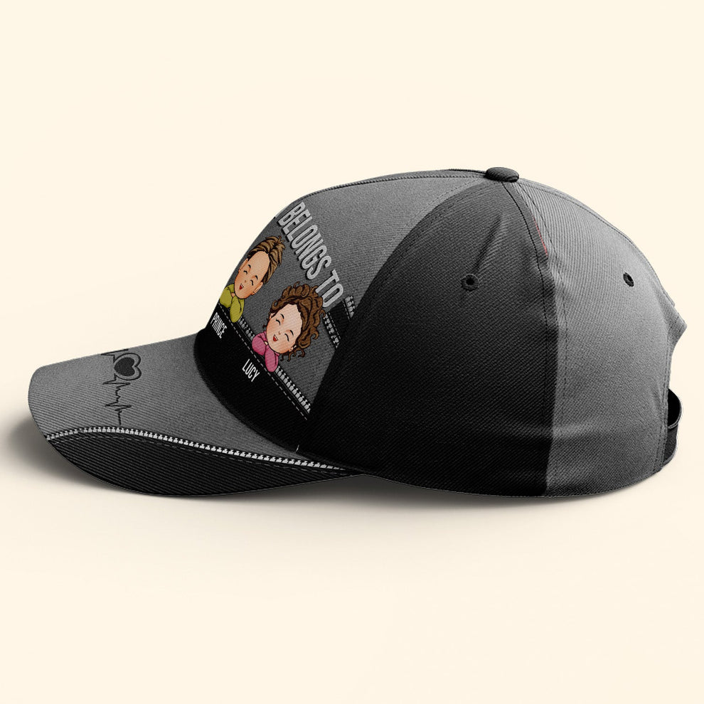 This Papa Belongs To - Personalized Classic Cap – Macorner