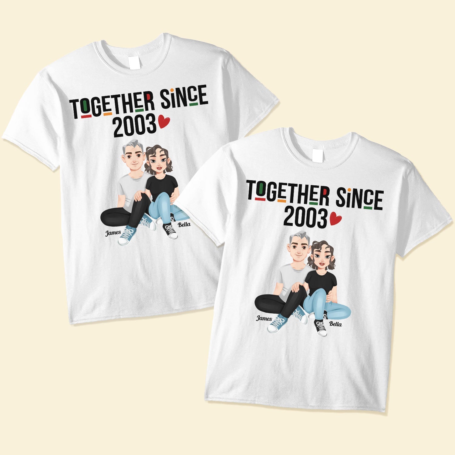 Together Since - Personalized Matching Shirts – Macorner