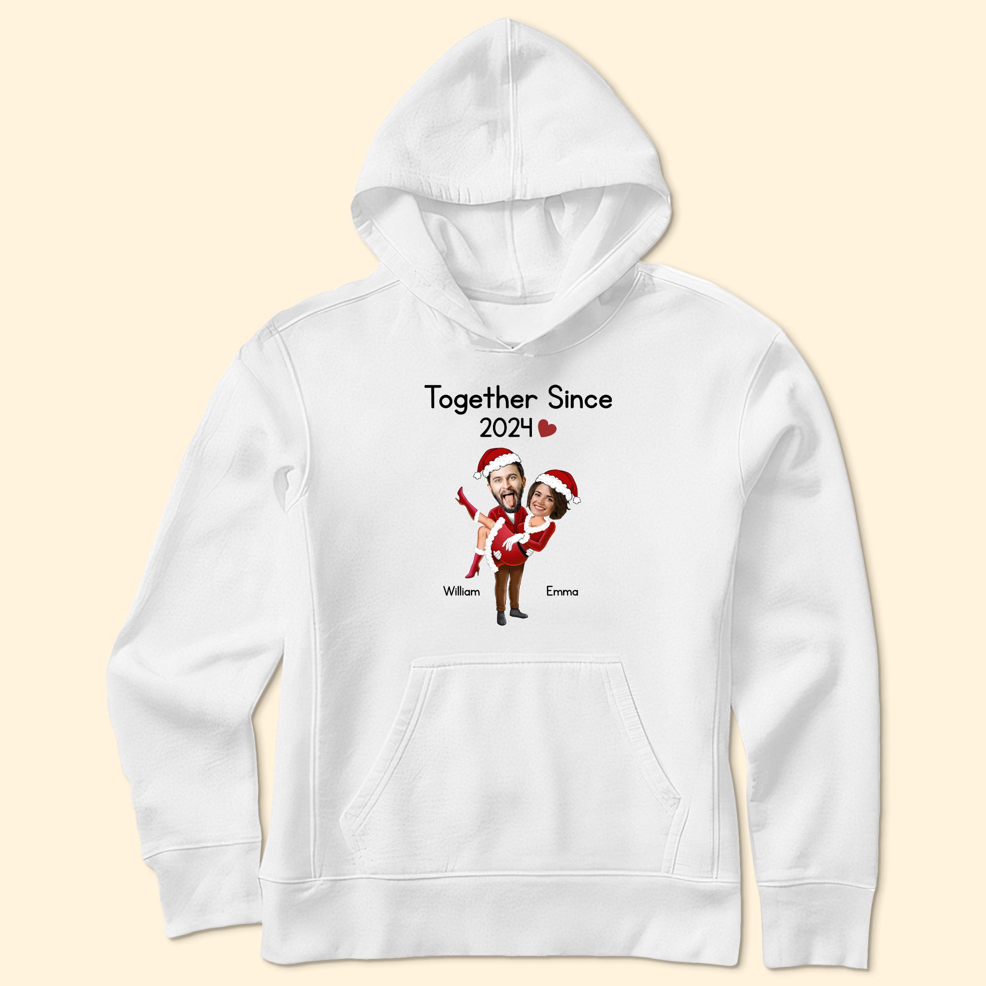 Together Since Santa Clauses - Personalized Photo Shirts – Macorner