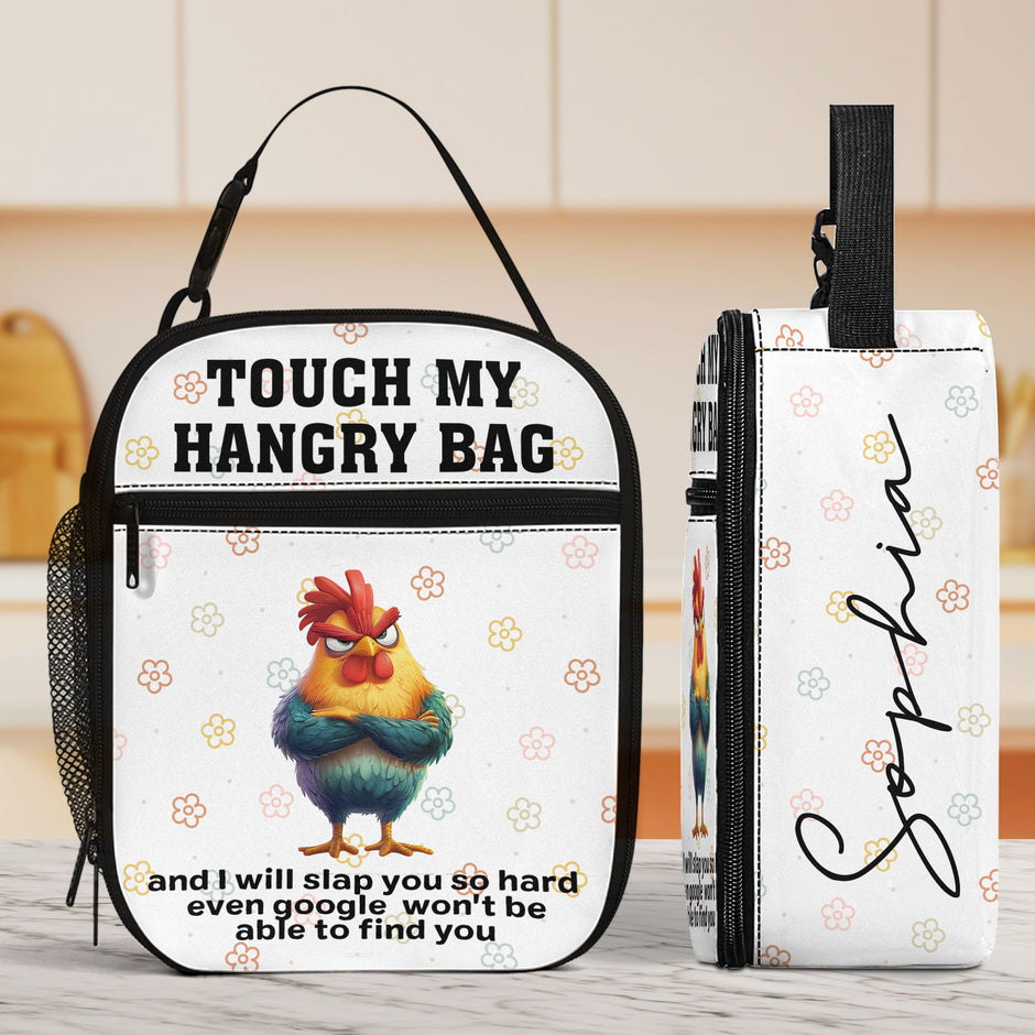 Touch My Hangry Bag - Personalized Lunch Bag – Macorner
