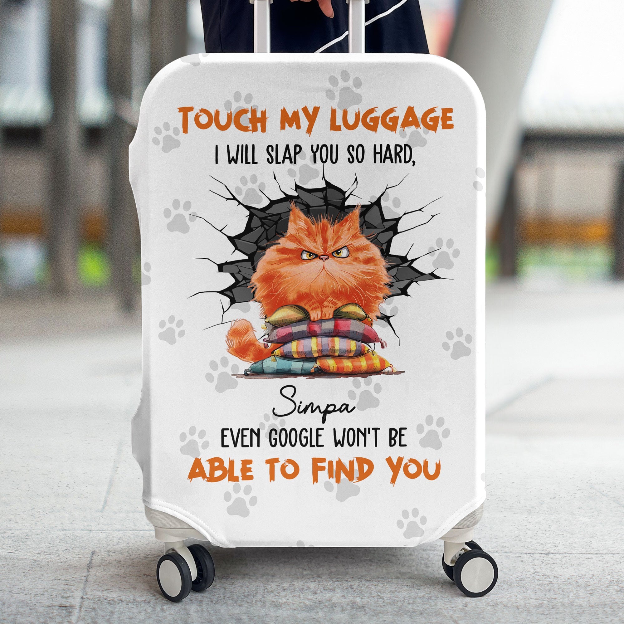 Touch My Luggage - Personalized Luggage Cover – Macorner