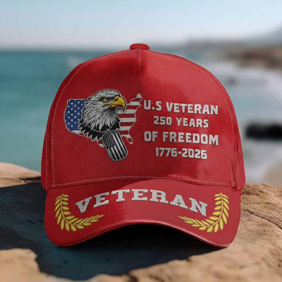 U.S Veteran 250 Years Of Freedom - Classic Cap – Macorner