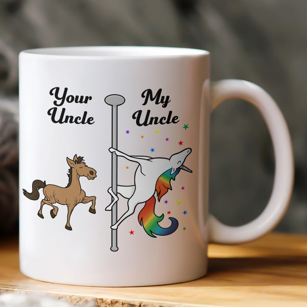 Unicorn Uncle Aunt Funny Gift - Personalized Mug – Macorner