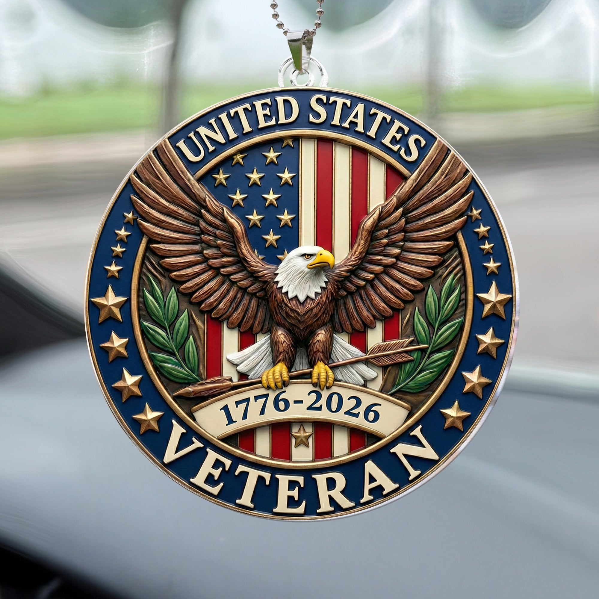 USA 250th Anniversary - Personalized Rear View Mirror Accessory – Macorner