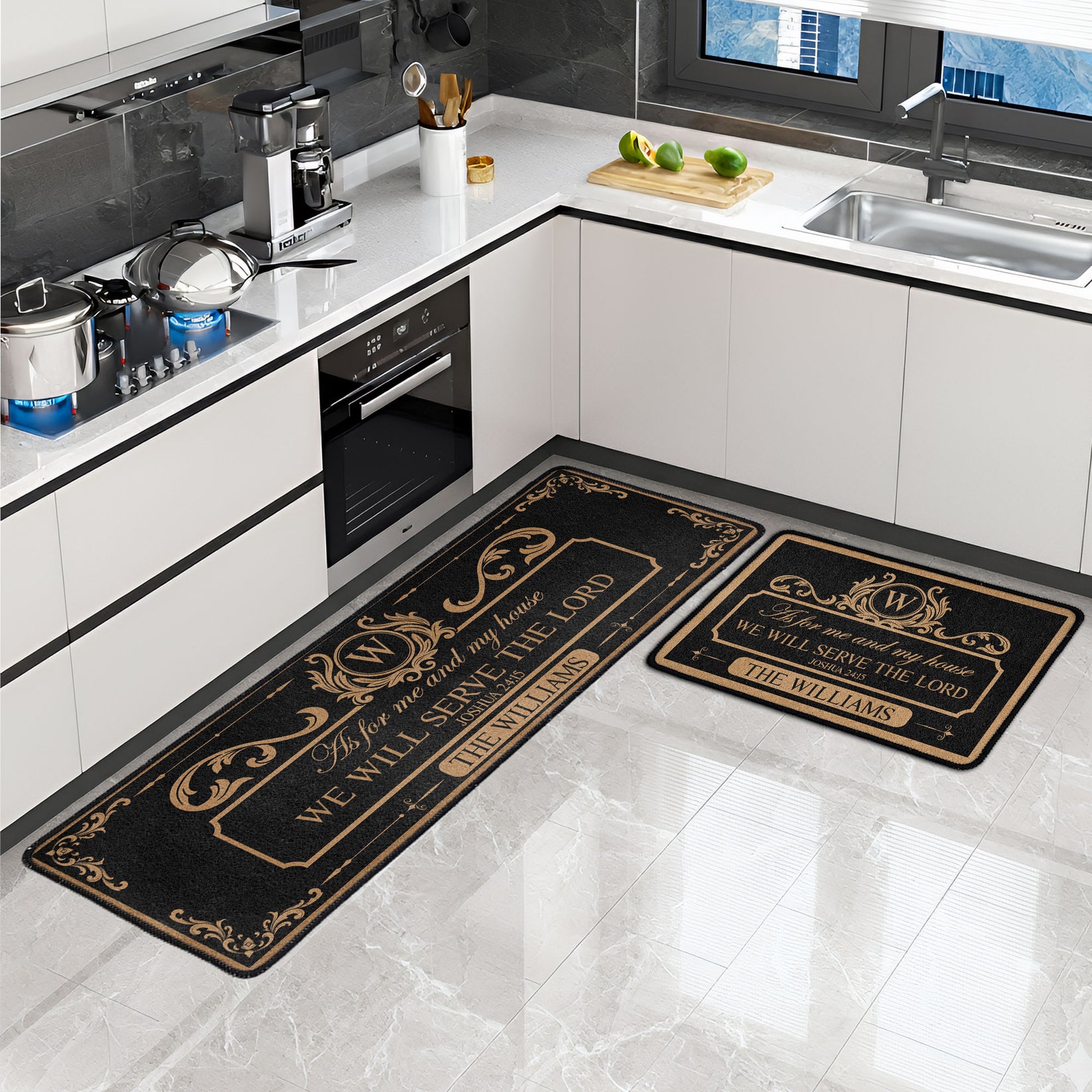 We'll Serve The Lord - Personalized Runner Rug – Macorner