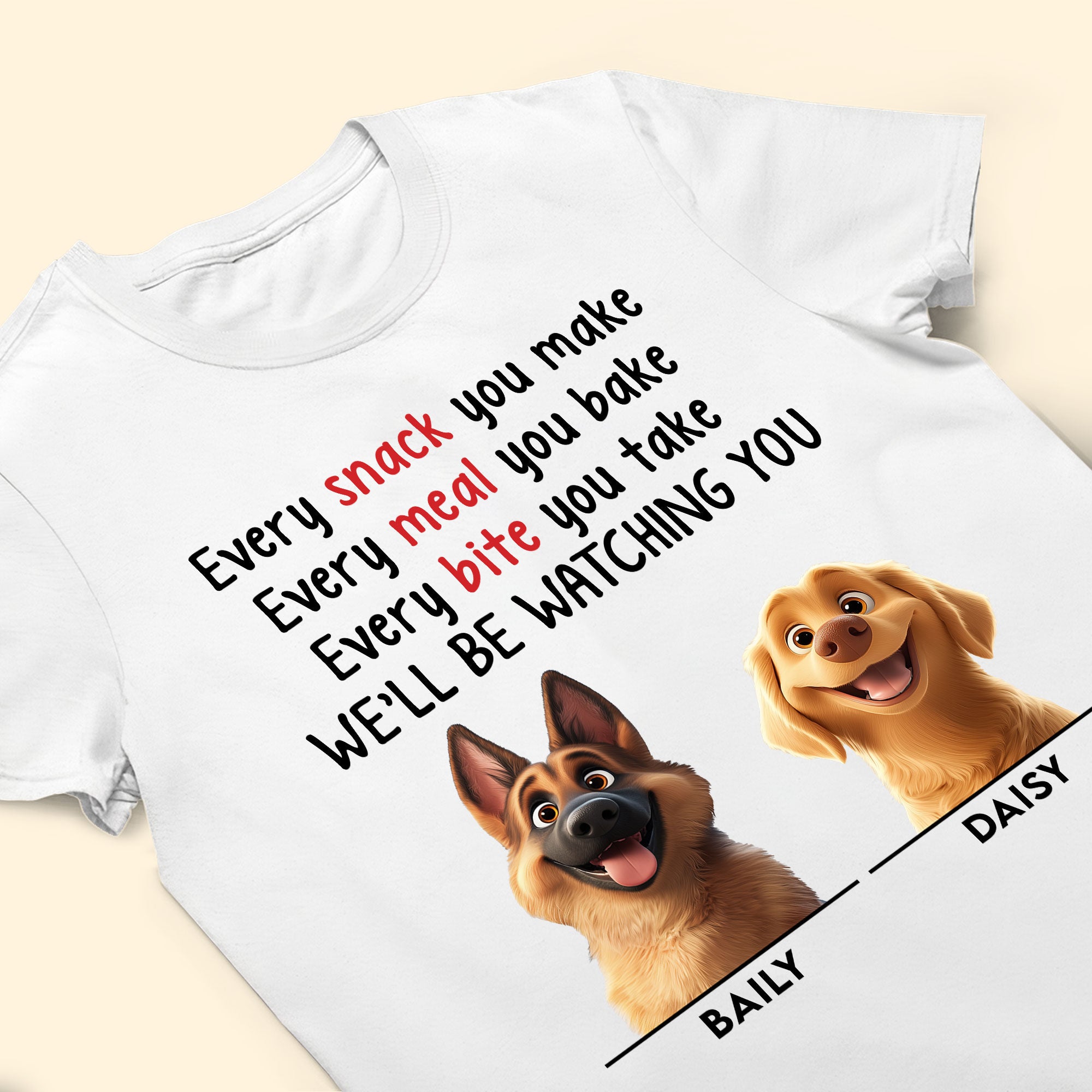 We'll Be Watching You - New Cartoon Pet - Personalized Shirt – Macorner