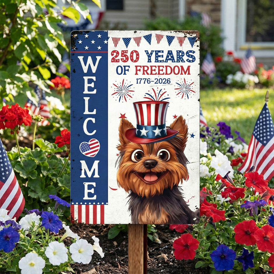 Welcome - 250Th Anniversary - Personalized Metal Sign – Macorner