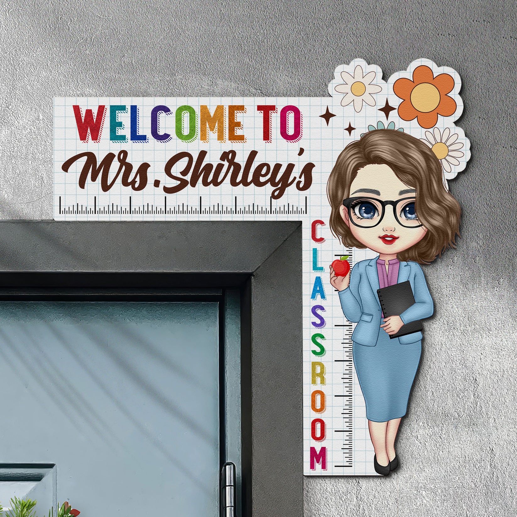 Welcome To My Class Teacher Gift Back To School - Personalized Door ...