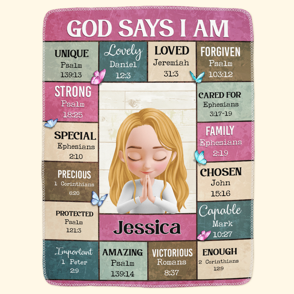 What God Says About Your Kids In Bible - God Says I Am - Personalized ...