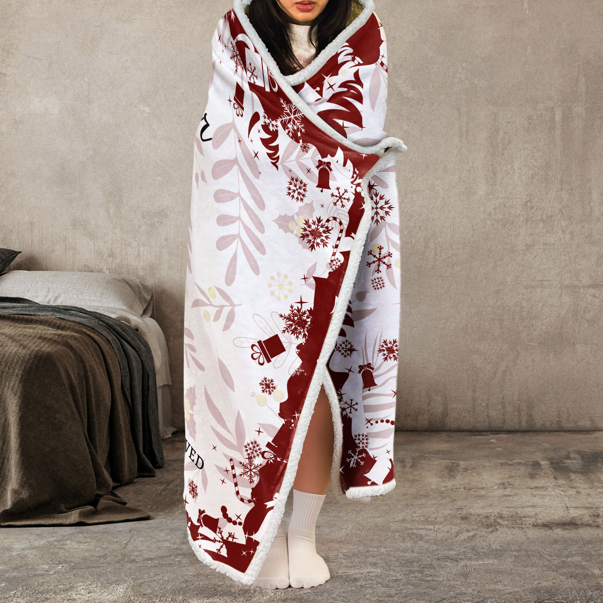 Wrap Yourself In Love With This Blanket - Personalized Wearable Blanke ...