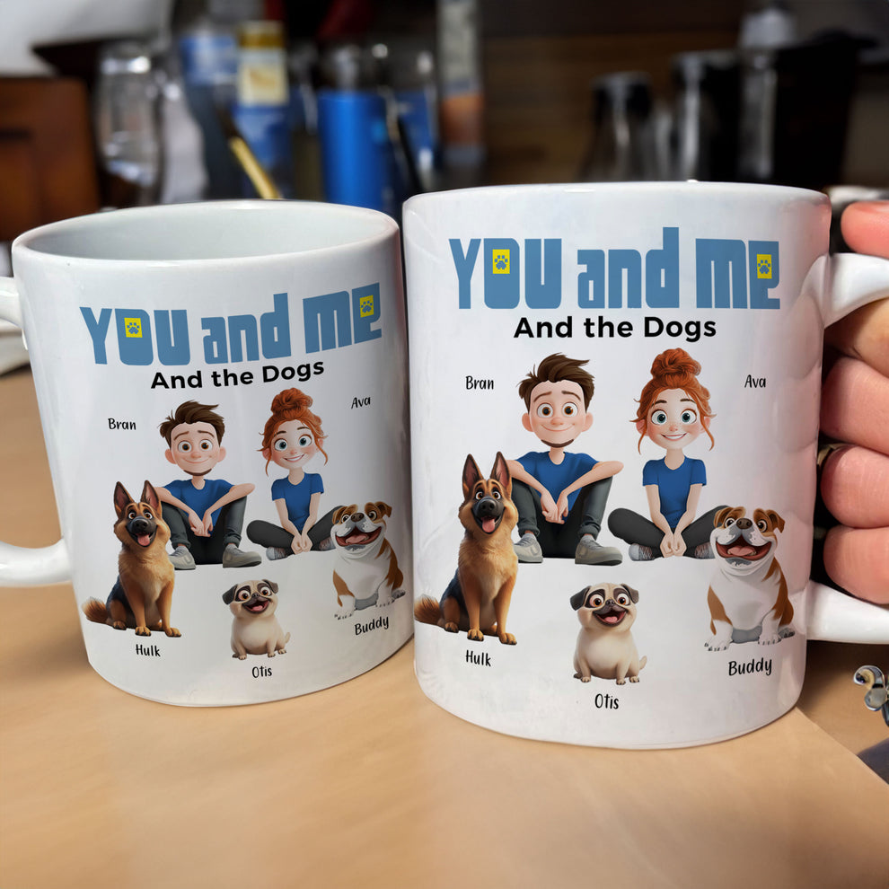 You And Me For Dog Parents - Personalized Mug – Macorner