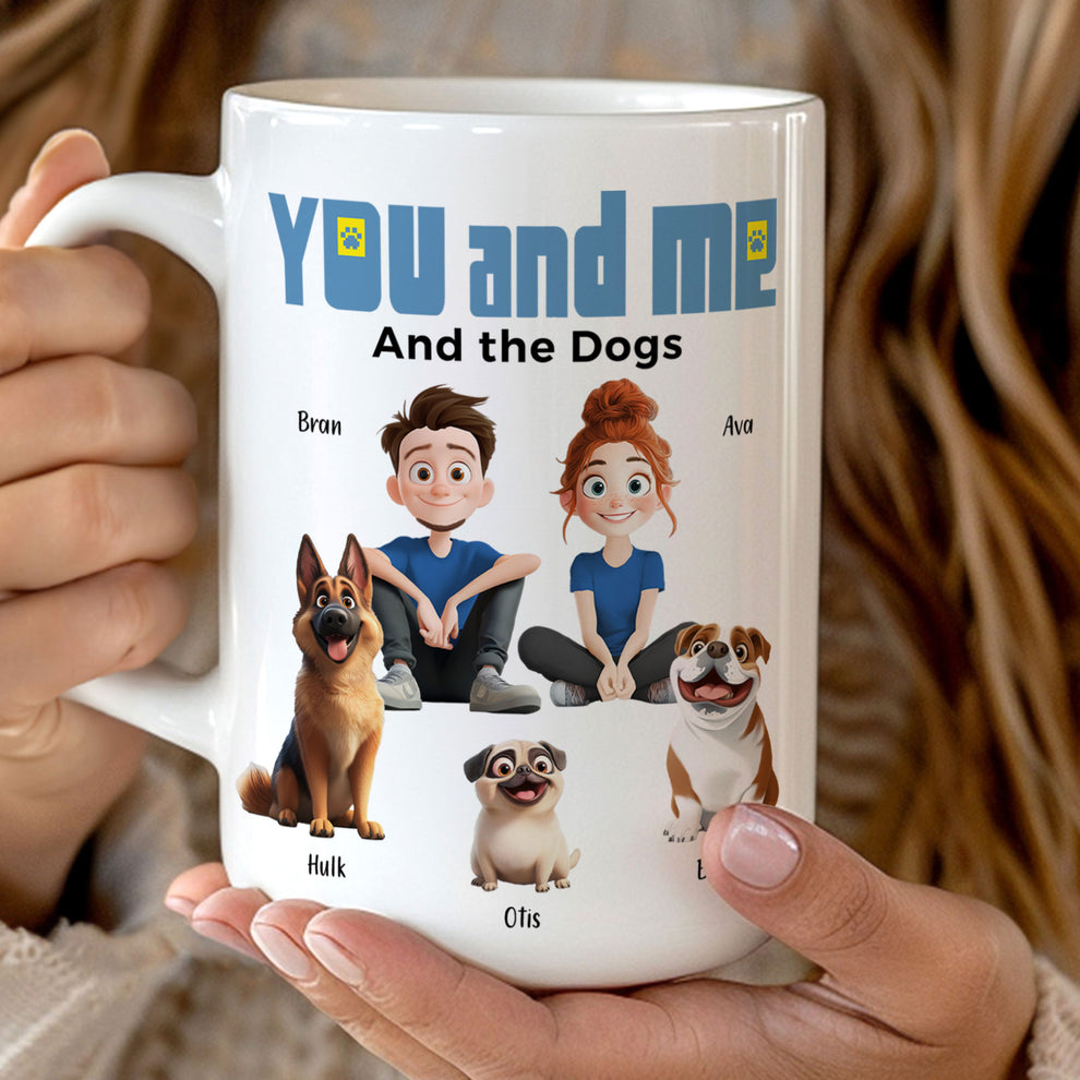 You And Me For Dog Parents - Personalized Mug – Macorner