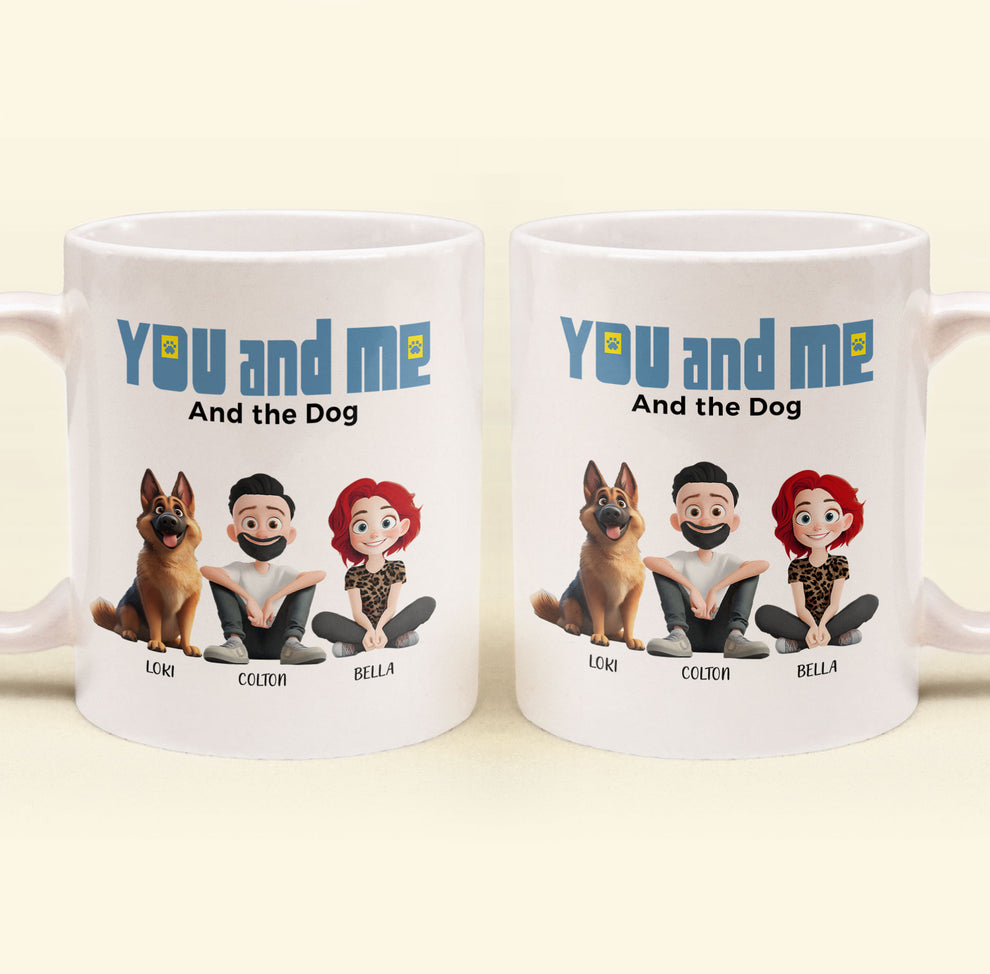 You And Me For Dog Parents - Personalized Mug – Macorner