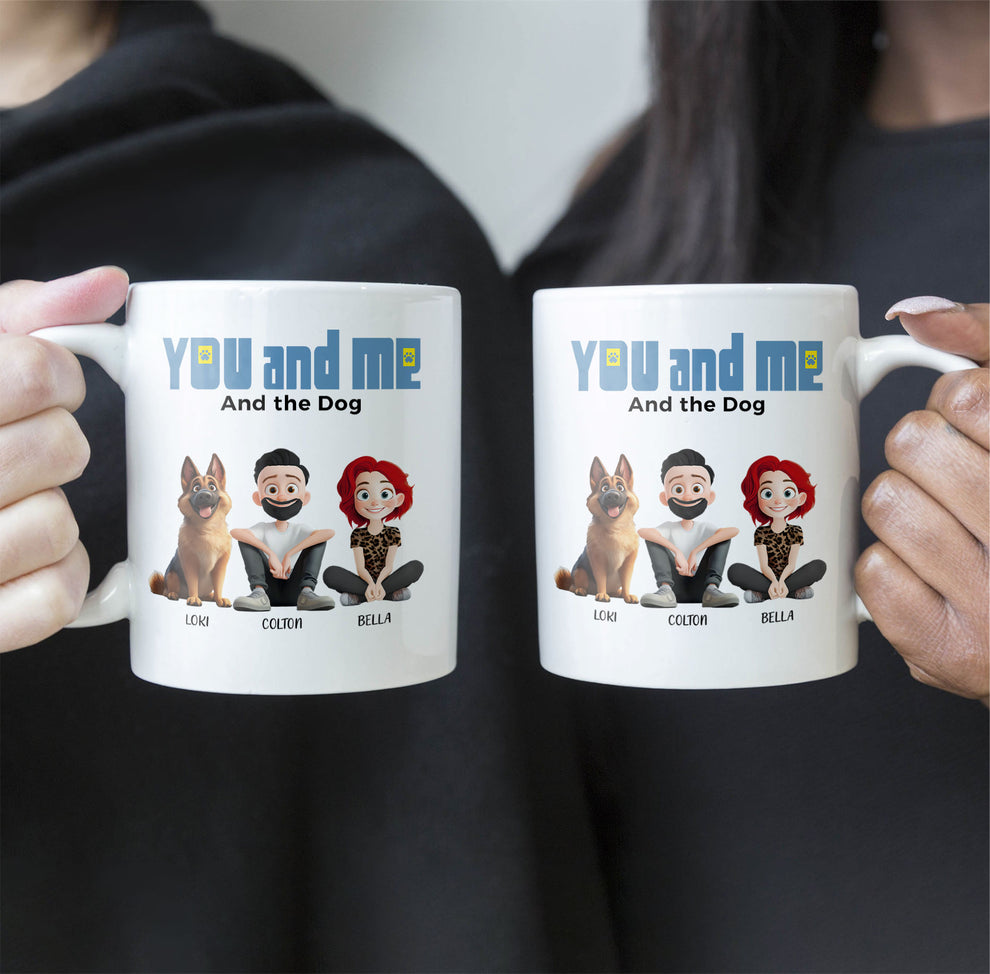 You And Me For Dog Parents - Personalized Mug – Macorner