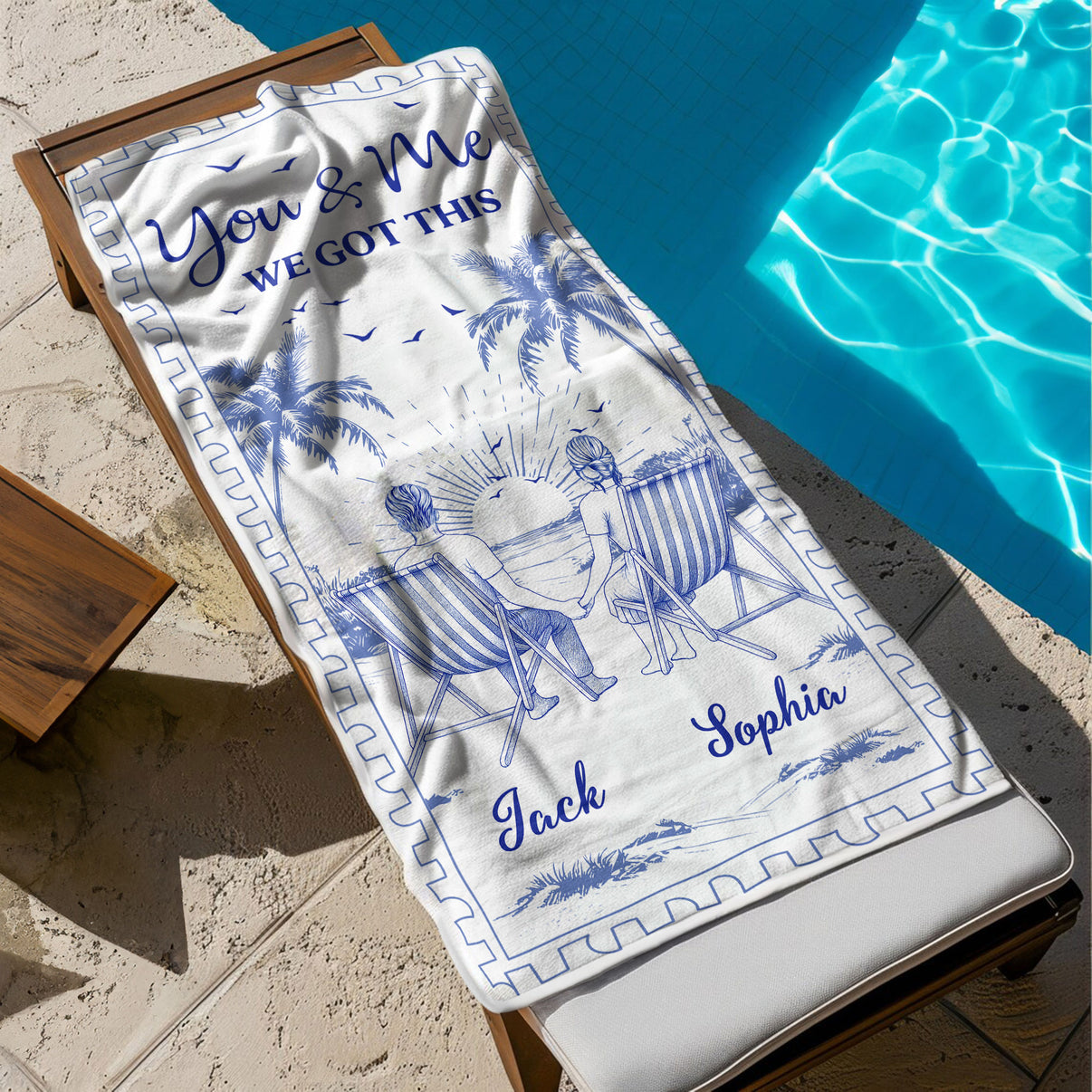 You And Me We Got This - Personalized Quick-Dry Beach Towel – Macorner