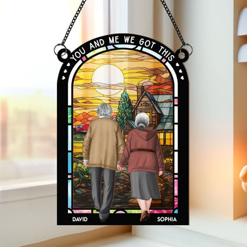 You And Me We Got This - Personalized Window Hanging Suncatcher ...