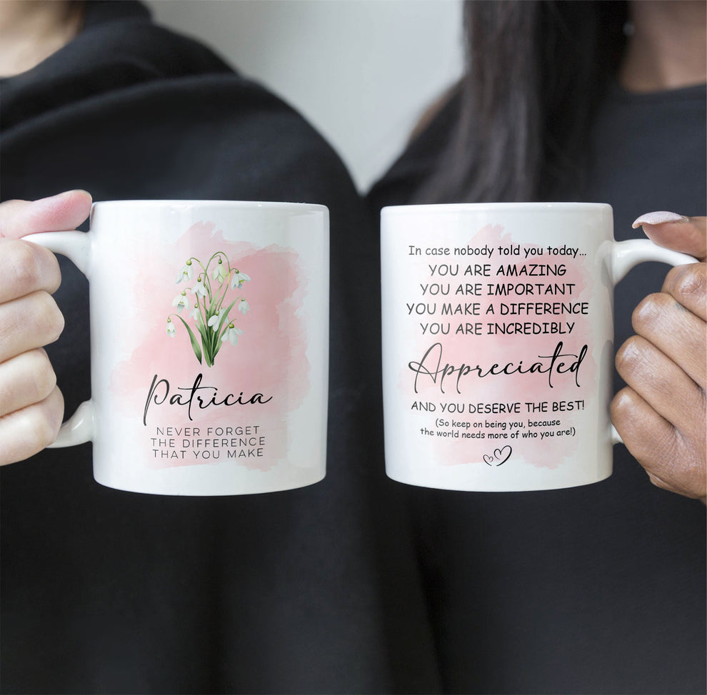 You Are Incredibly Appreciated - Personalized Mug – Macorner
