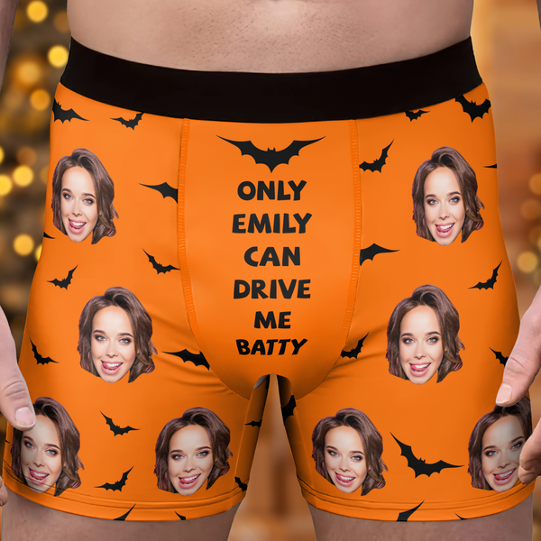You Drive Me Batty - Personalized Photo Men's Boxer Briefs – Macorner