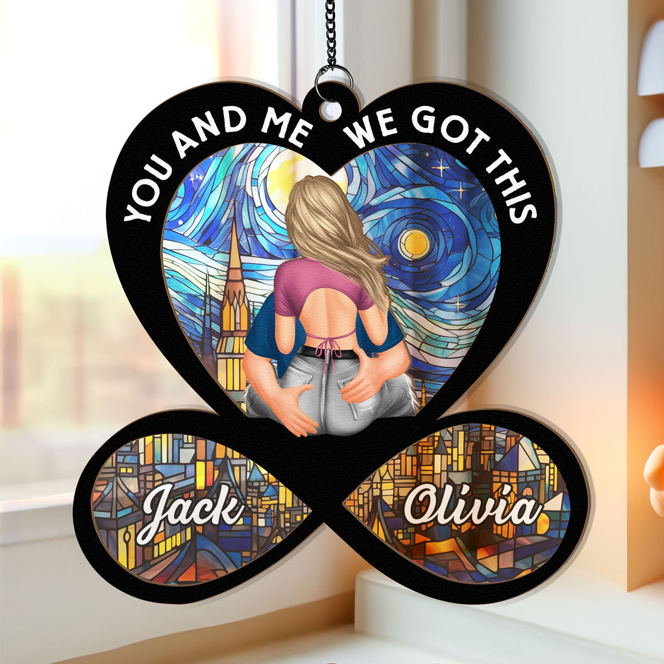You & Me We Got This Couples - Personalized Window Hanging Suncatcher ...