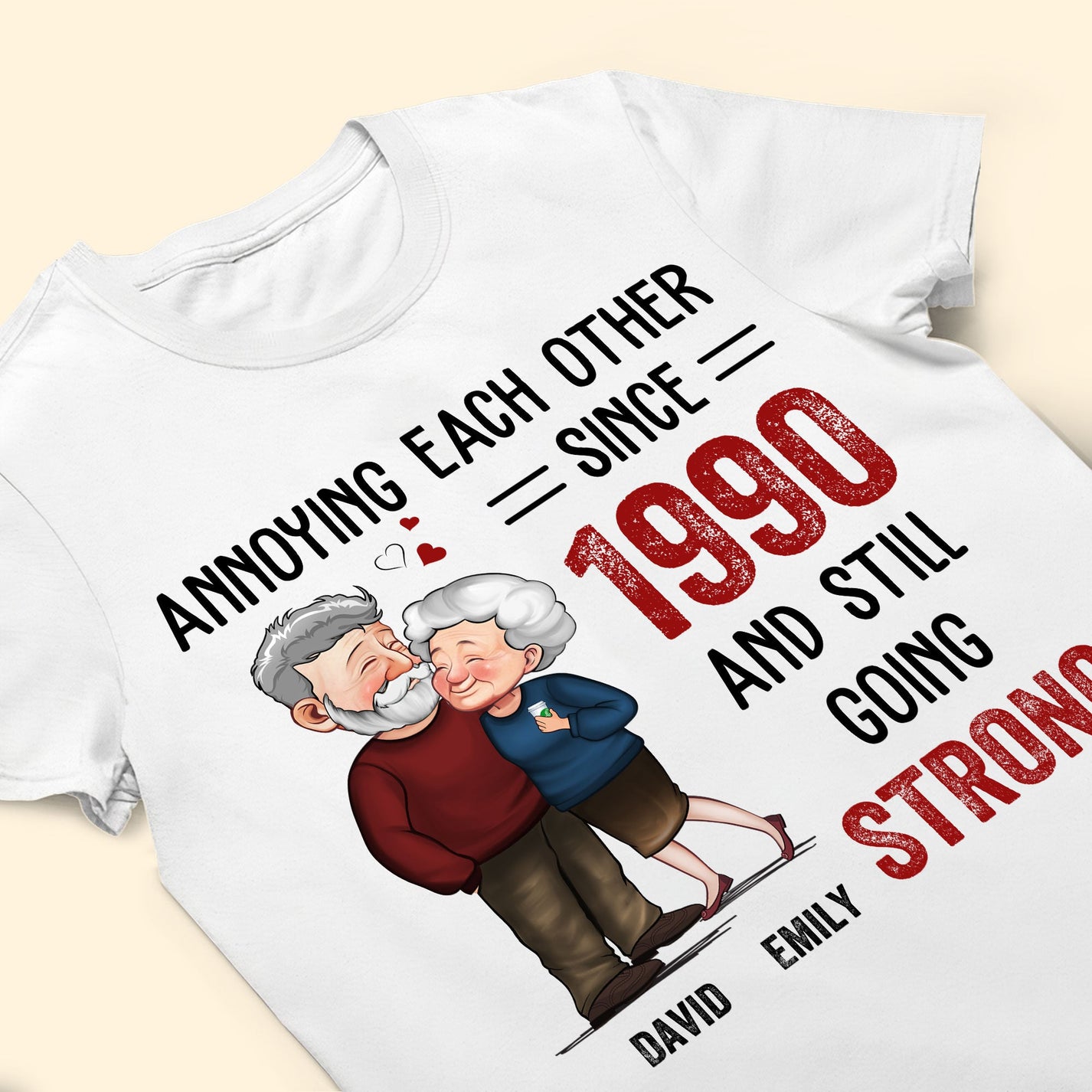 Annoying Each Other Since And Still Going Strong - Personalized Shirt ...