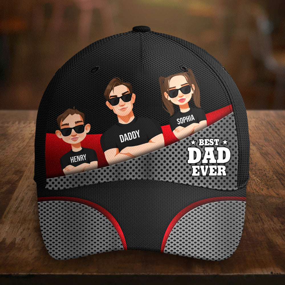 Best Dad Ever New Version - Personalized Classic Cap – Macorner