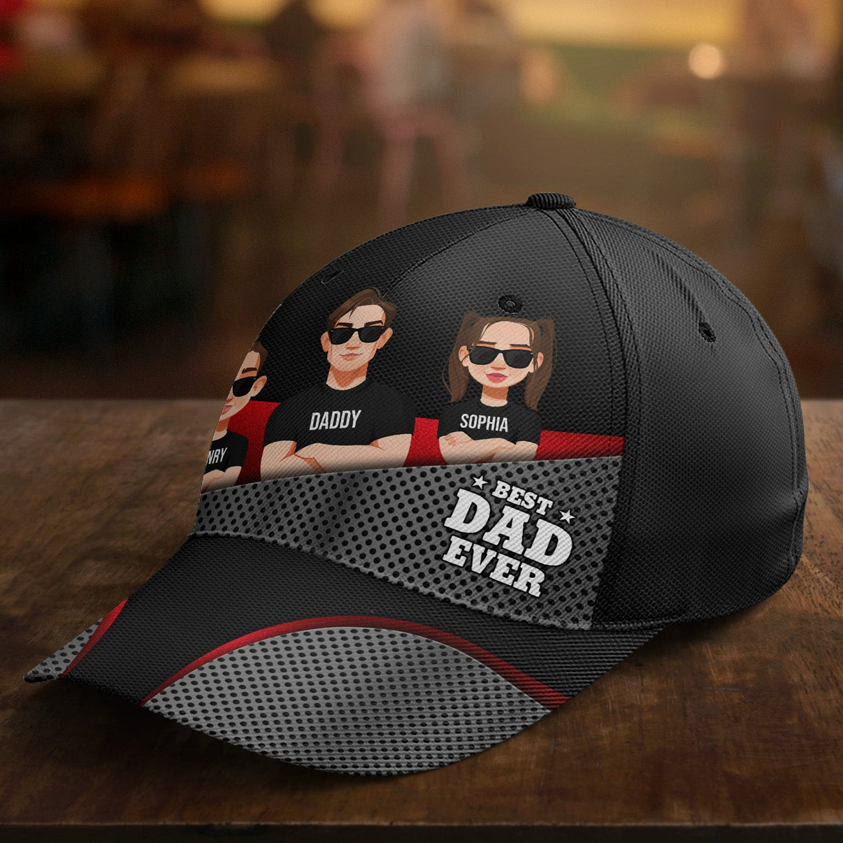 Best Dad Ever New Version - Personalized Classic Cap – Macorner
