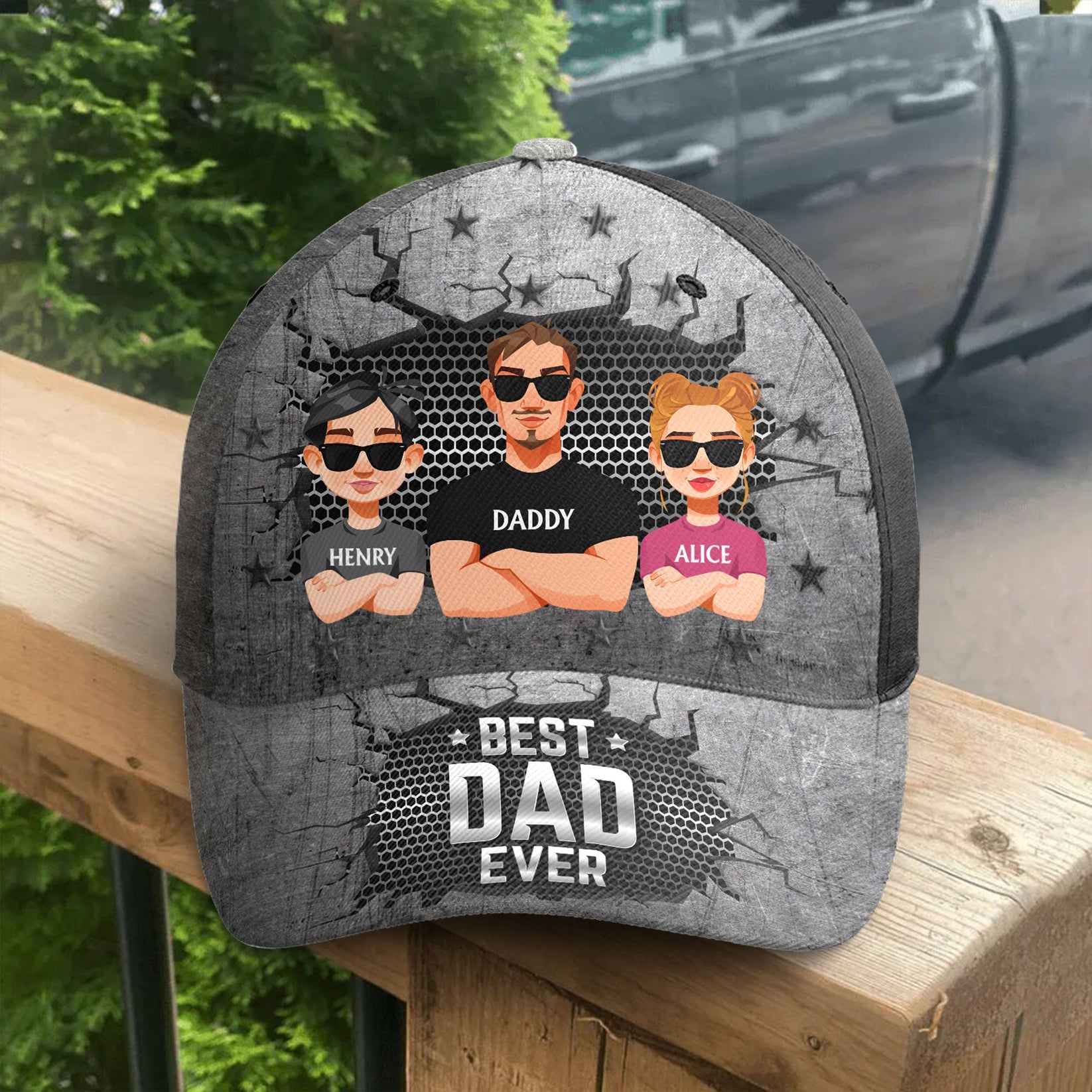 Father's Day Gifts, Best Dad Ever - Personalized Classic Cap – Macorner