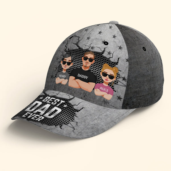 Father's Day Gifts, Best Dad Ever - Personalized Classic Cap – Macorner