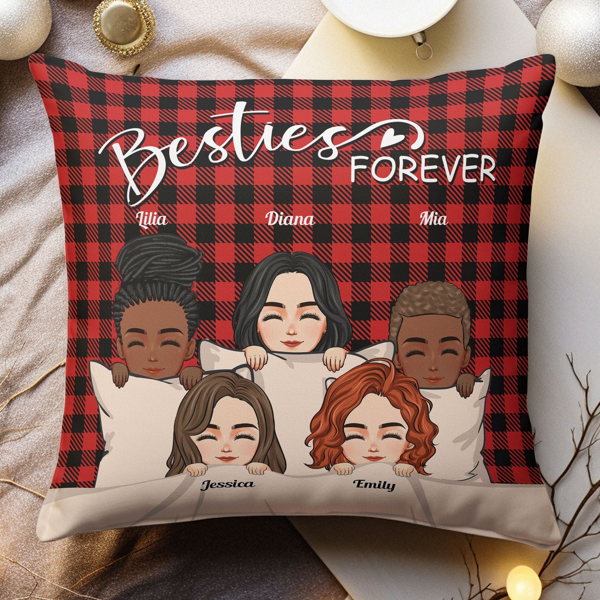 Besties Forever - Personalized Pillow – Macorner